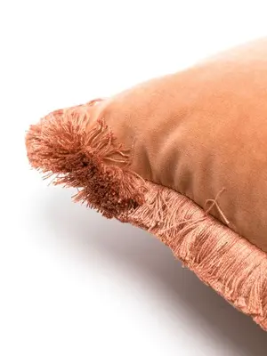 SOHO HOME Margeaux Velvet Cushion - Brown