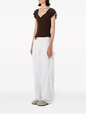 JW Anderson Twisted Wide Leg Jeans