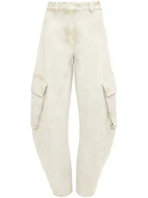 JW Anderson Twisted Cargo Jeans - Neutrals