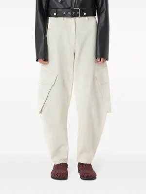 JW Anderson Twisted Cargo Jeans - Neutrals