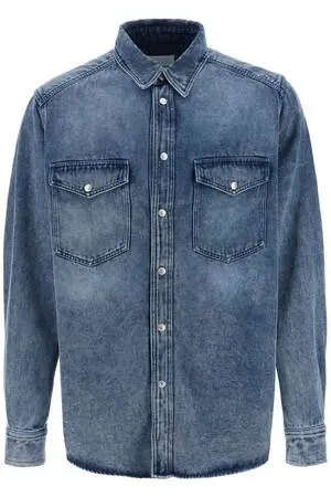 Isabel Marant MARANT Overshirt In Denim Tailly - Blue