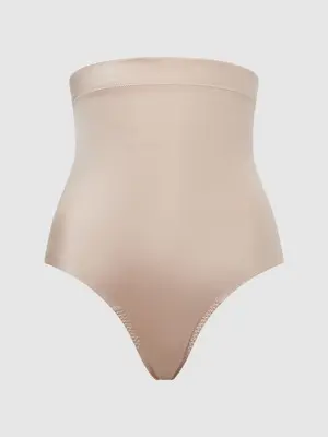 Spanx Firming High-waisted Thong - Champagne