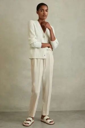 REISS Tapered Pull-on Trousers