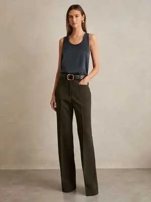 REISS Riley Silk-blend Vest