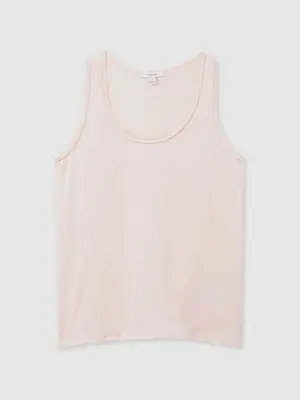 REISS Riley Silk-blend Vest