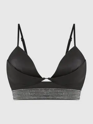 REISS Beth Embellished Bra Top
