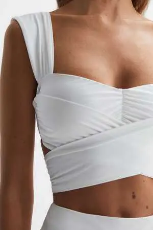 REISS Cristina Wrap Design Bikini Top