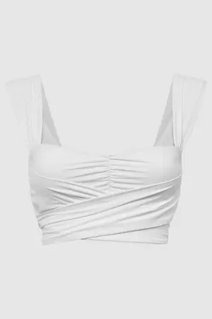 REISS Cristina Wrap Design Bikini Top