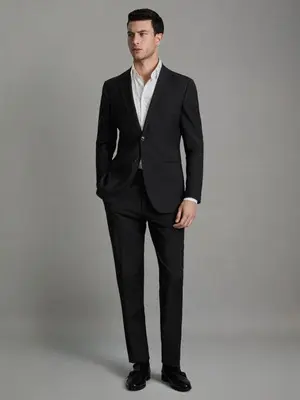 REISS Hope Slim-fit Wool-blend Single-breasted Suit Blazer