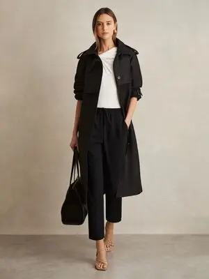 REISS Tapered Pull-on Trousers