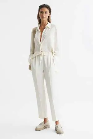 REISS Tapered Pull-on Trousers