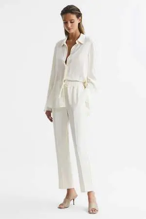 REISS Tapered Pull-on Trousers