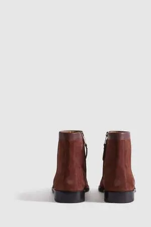 REISS Clay Suede Boots