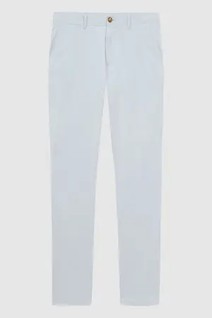 REISS Pitch Washed-cotton Slim-fit Chinos
