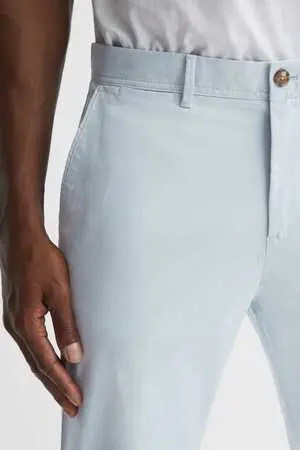 REISS Pitch Washed-cotton Slim-fit Chinos