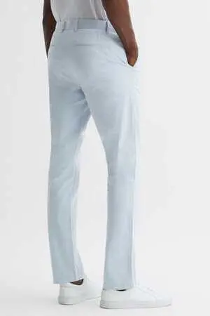 REISS Pitch Washed-cotton Slim-fit Chinos