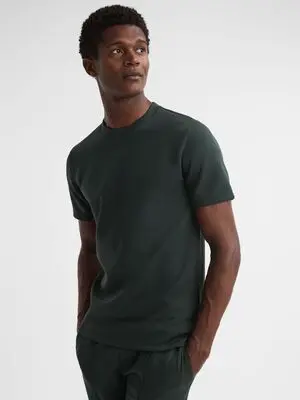 REISS Bradley Interlock Jersey Crew Neck T-shirt