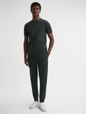 REISS Bradley Interlock Jersey Crew Neck T-shirt