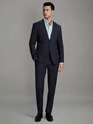 REISS Hope Slim-fit Wool-blend Suit Trousers