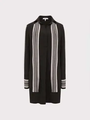 REISS Ellie Side Stripe Mini Dress