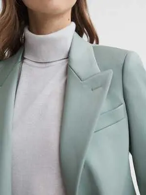 REISS Wool-blend Single-breasted Blazer