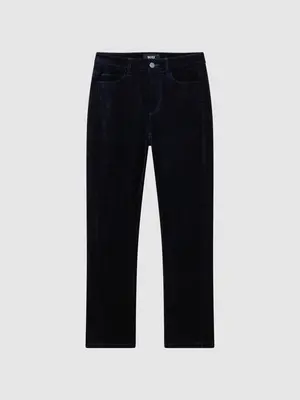 Paige Cindy Twisted Seam Velvet Jeans