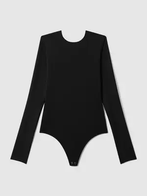 Good American Scoop Back Thong Bodysuit