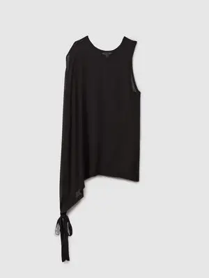 REISS Anya Sheer Draped Sleeve Cover Up