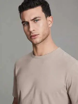 REISS Melrose Cotton Crew Neck T-shirt