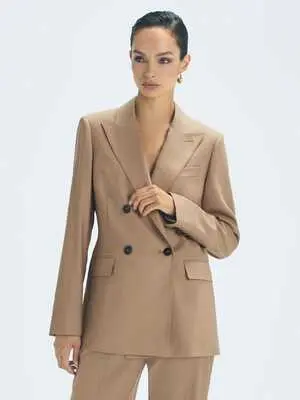 REISS Kate Wool Double-breasted Blazer