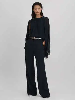 REISS Francesca Cape-style Top