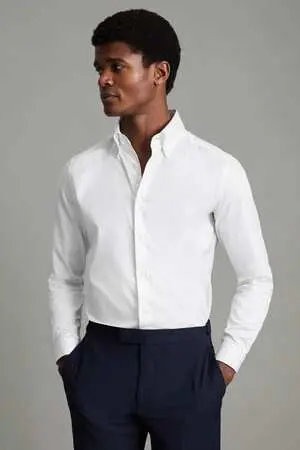 REISS Redknapp Slim Fit Cotton Button-down Shirt