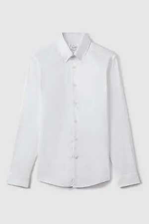 REISS Redknapp Slim Fit Cotton Button-down Shirt