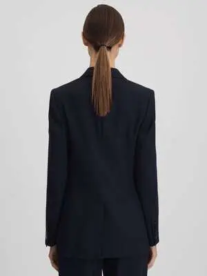 REISS Harley Wool Blend Double-breasted Blazer