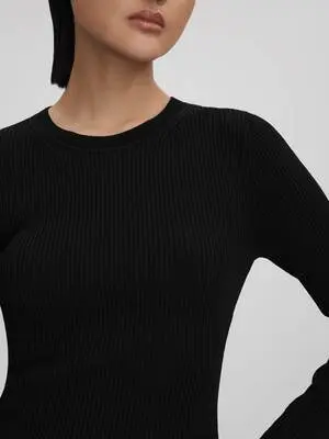 REISS Teagan Knitted Mini Dress