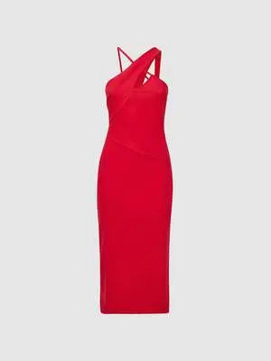 REISS Halle Bodycon Midi Dress