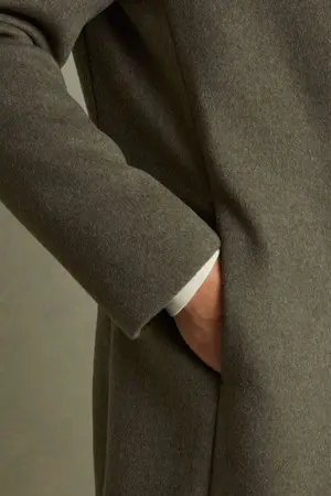 REISS Gable Wool Blend Epsom Overcoat