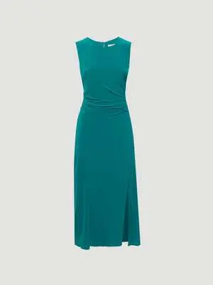 REISS Lexi Bodycon Ruched Midi Dress