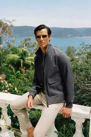 REISS Rufus Funnel Neck Jacket