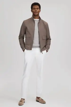 REISS Rufus Funnel Neck Jacket