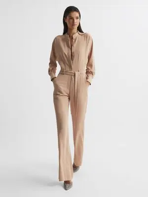 REISS Dania Wide-leg Jumpsuit