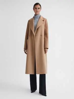REISS Long Wool-blend Coat
