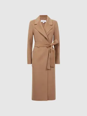 REISS Long Wool-blend Coat