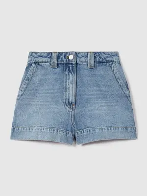 REISS Olivia High-rise Denim Shorts