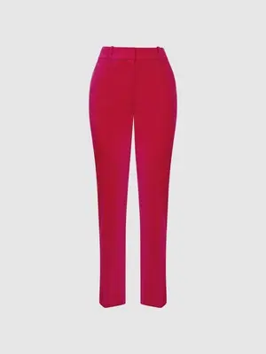 REISS Rosa Velvet Tapered Trousers