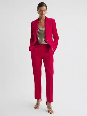 REISS Rosa Velvet Tapered Trousers