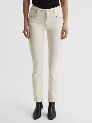 Paige Cindy High-rise Straight-leg Jeans