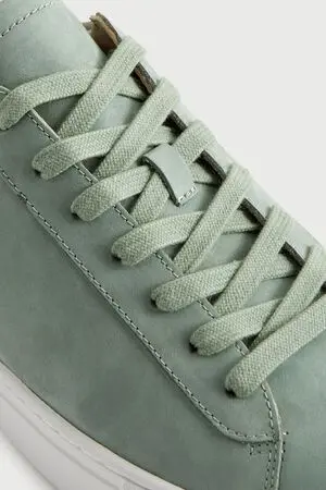 REISS Finley Leather Trainers