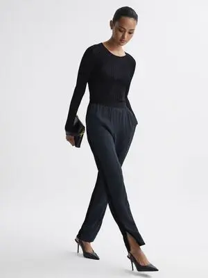 REISS Leona Tapered Trousers