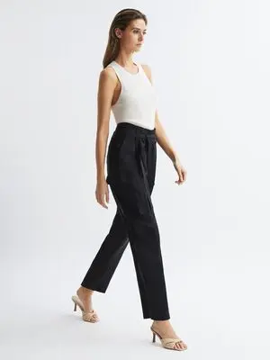 REISS Joanie High-rise Utility Trousers